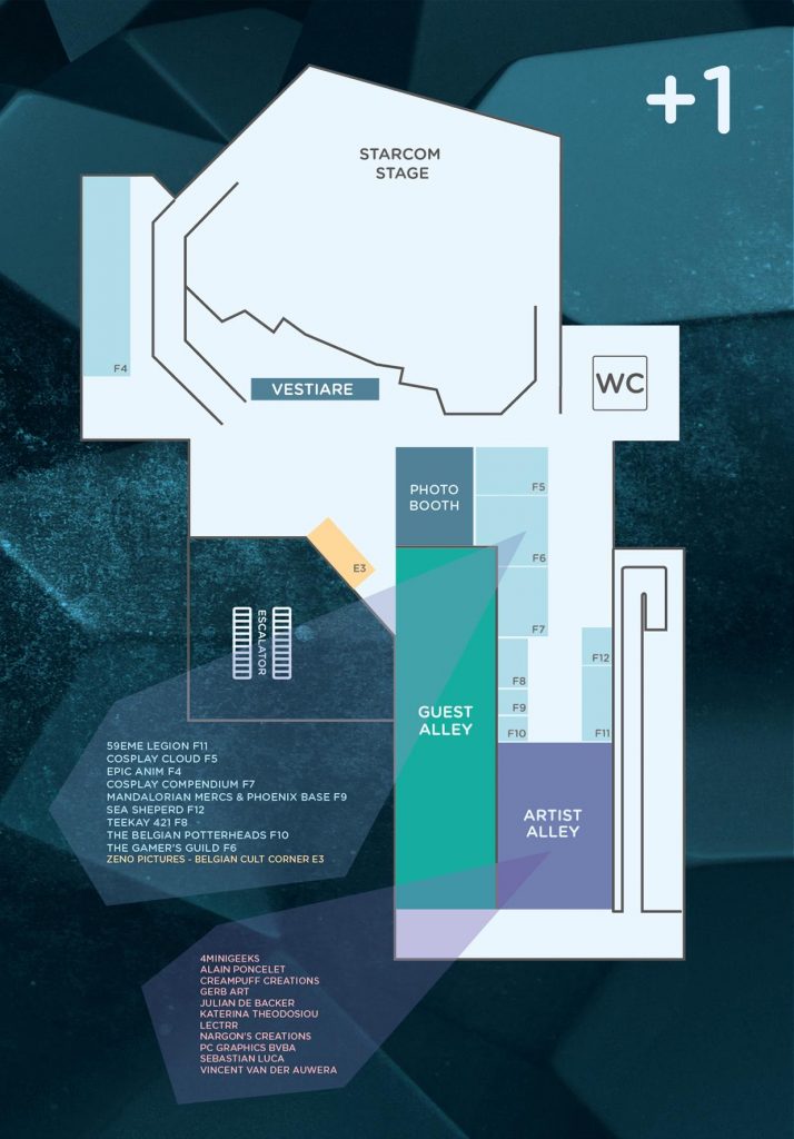 comic con floor plan part 3 - Comic Con Gent